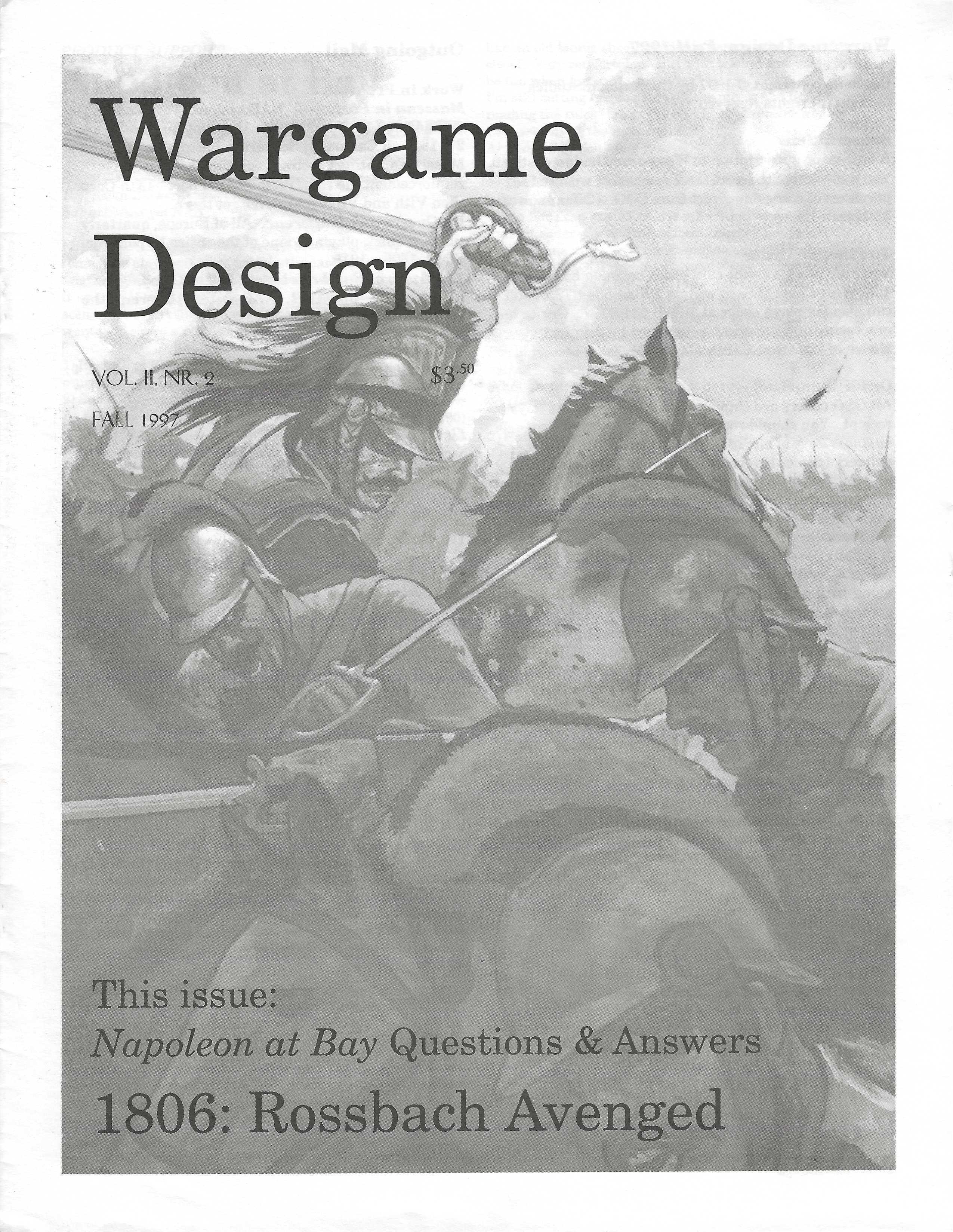 Early Issues of Wargame Design Magazine – Operational Studies Group