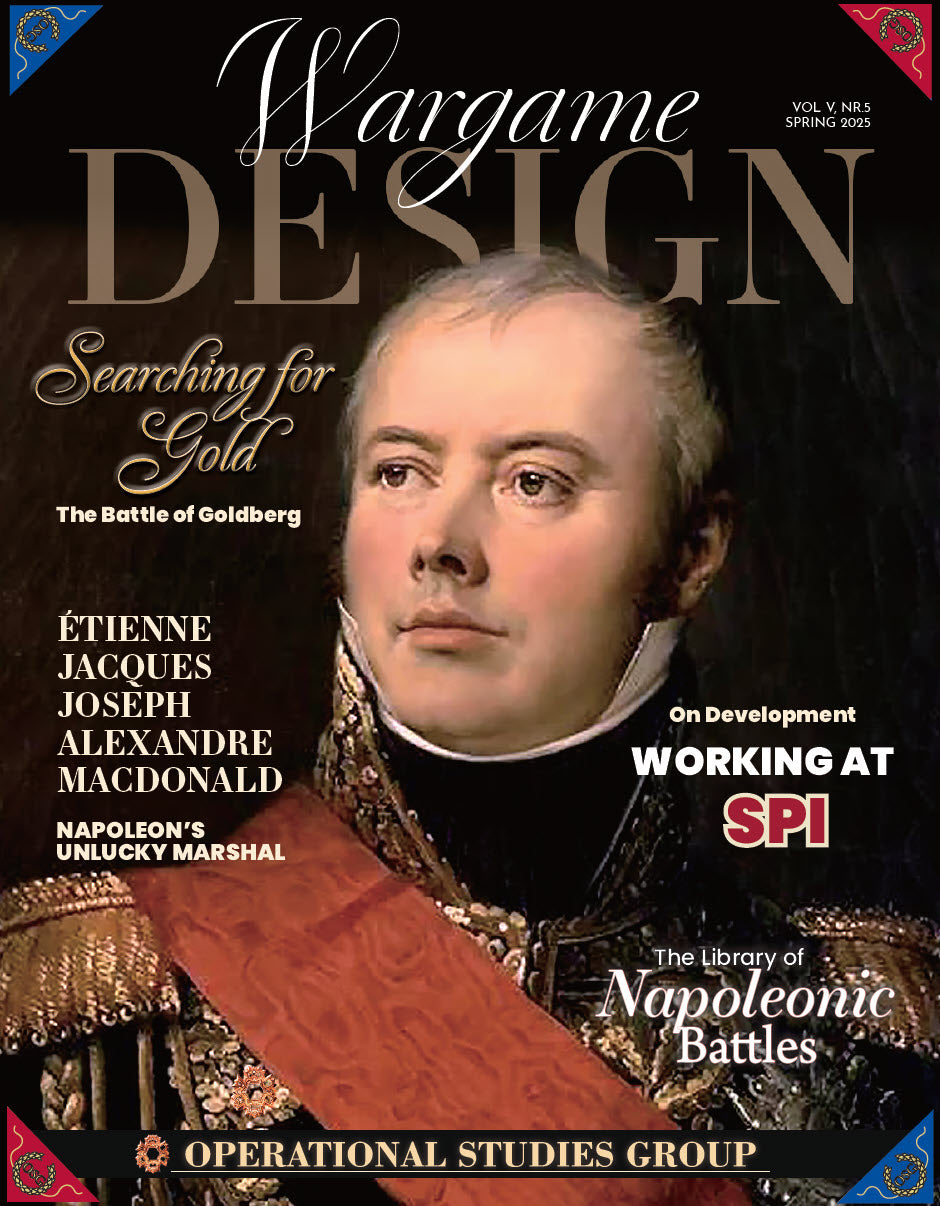 Wargame Design Magazine Vol5 Nr5 Spring 2025 – Operational Studies Group