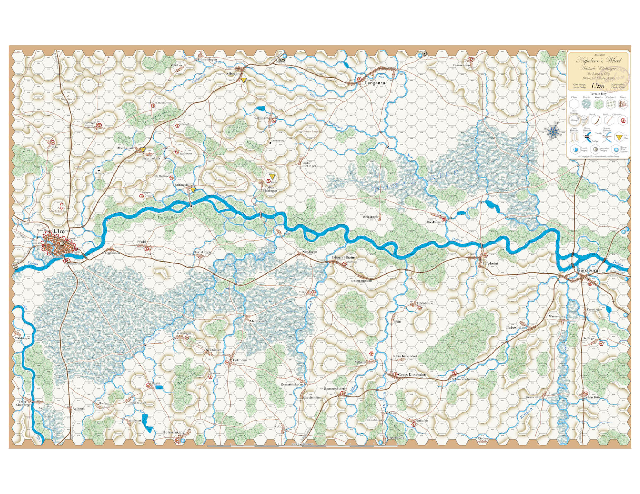 Napoleon's Wheel, Ulm Map – Operational Studies Group