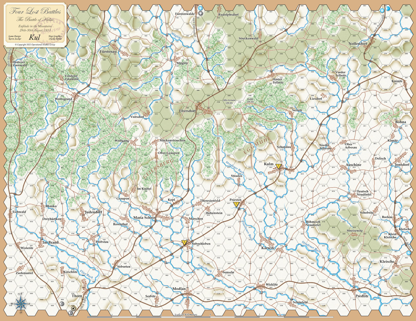 Four Lost Battles, Kulm Map – Operational Studies Group