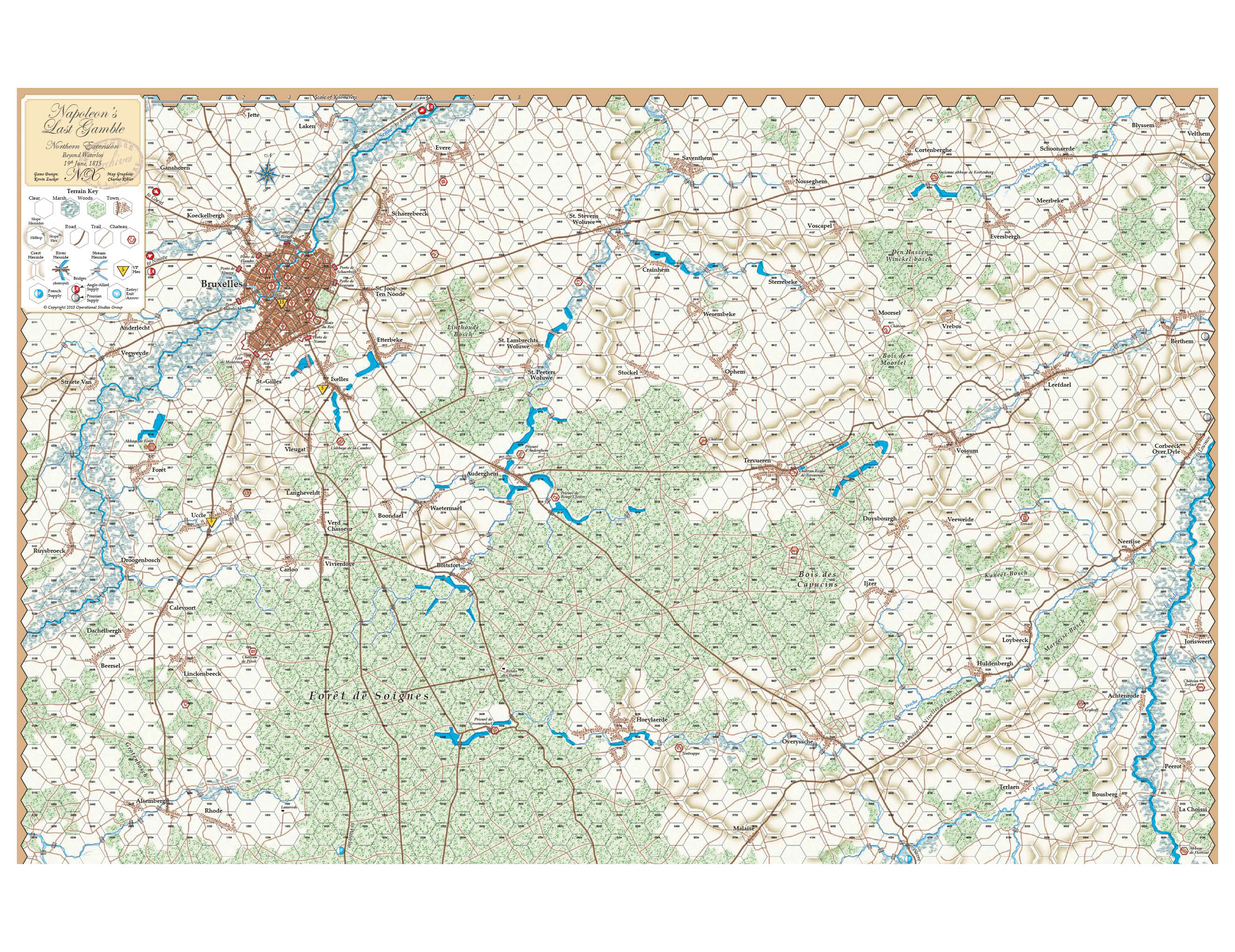 Napoleon's Last Gamble, North Expansion Map – Operational Studies Group