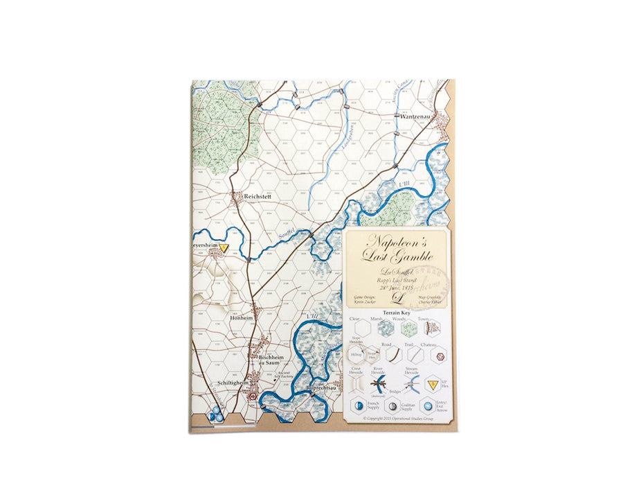 Napoleon's Last Gamble, La Souffel Map – Operational Studies Group