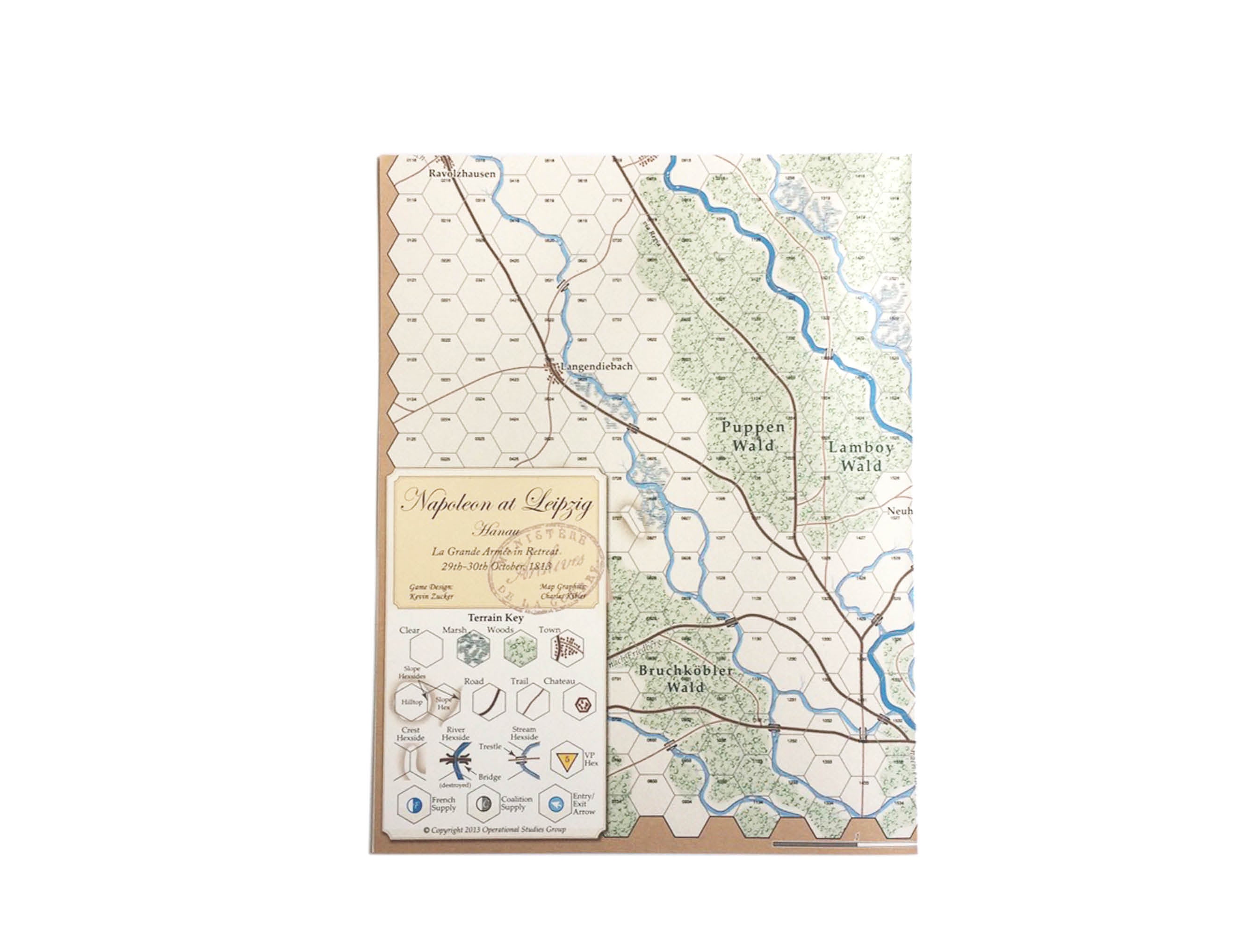 Napoleon at Leipzig, Hanau Map – Operational Studies Group