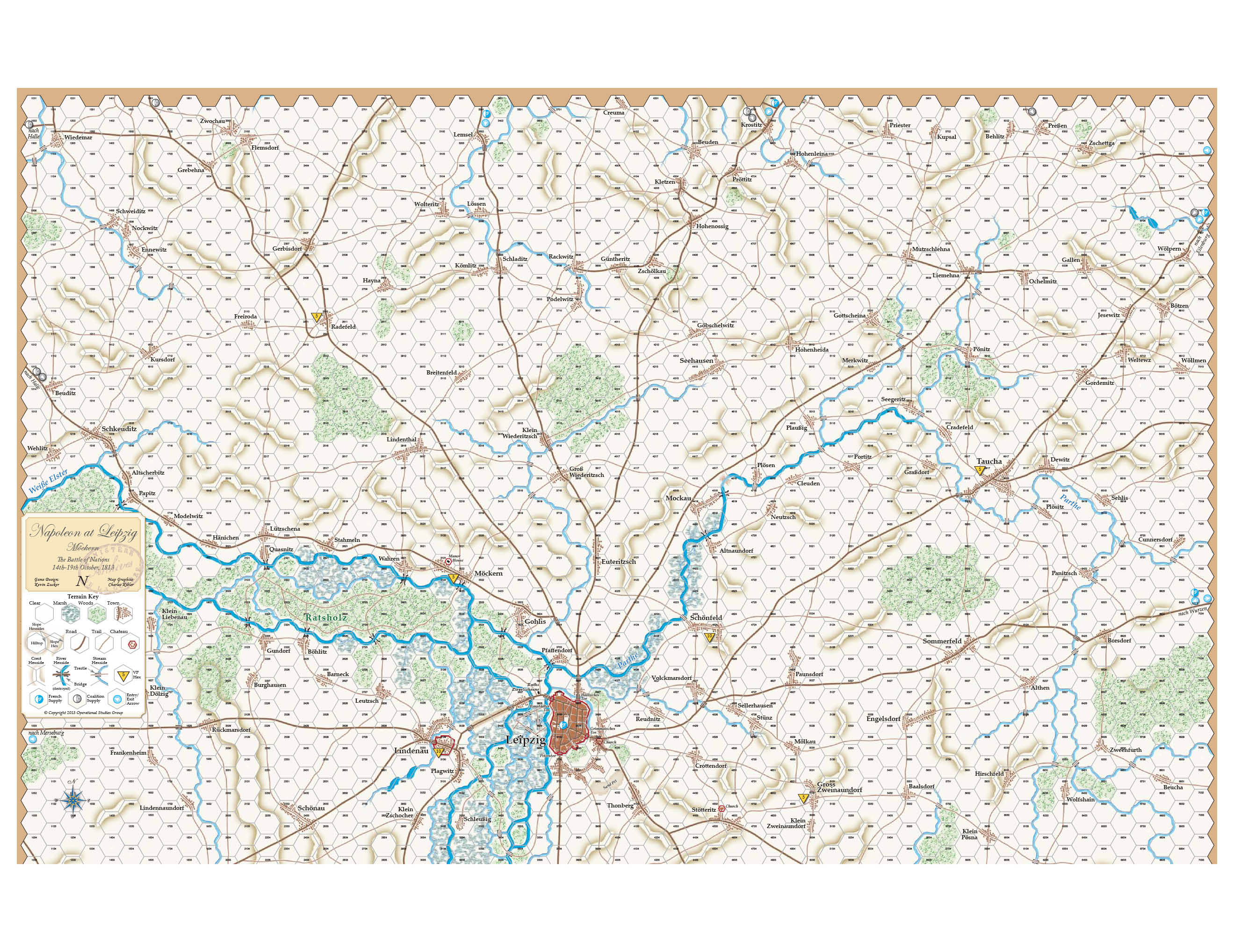 Napoleon at Leipzig, North Map – Operational Studies Group