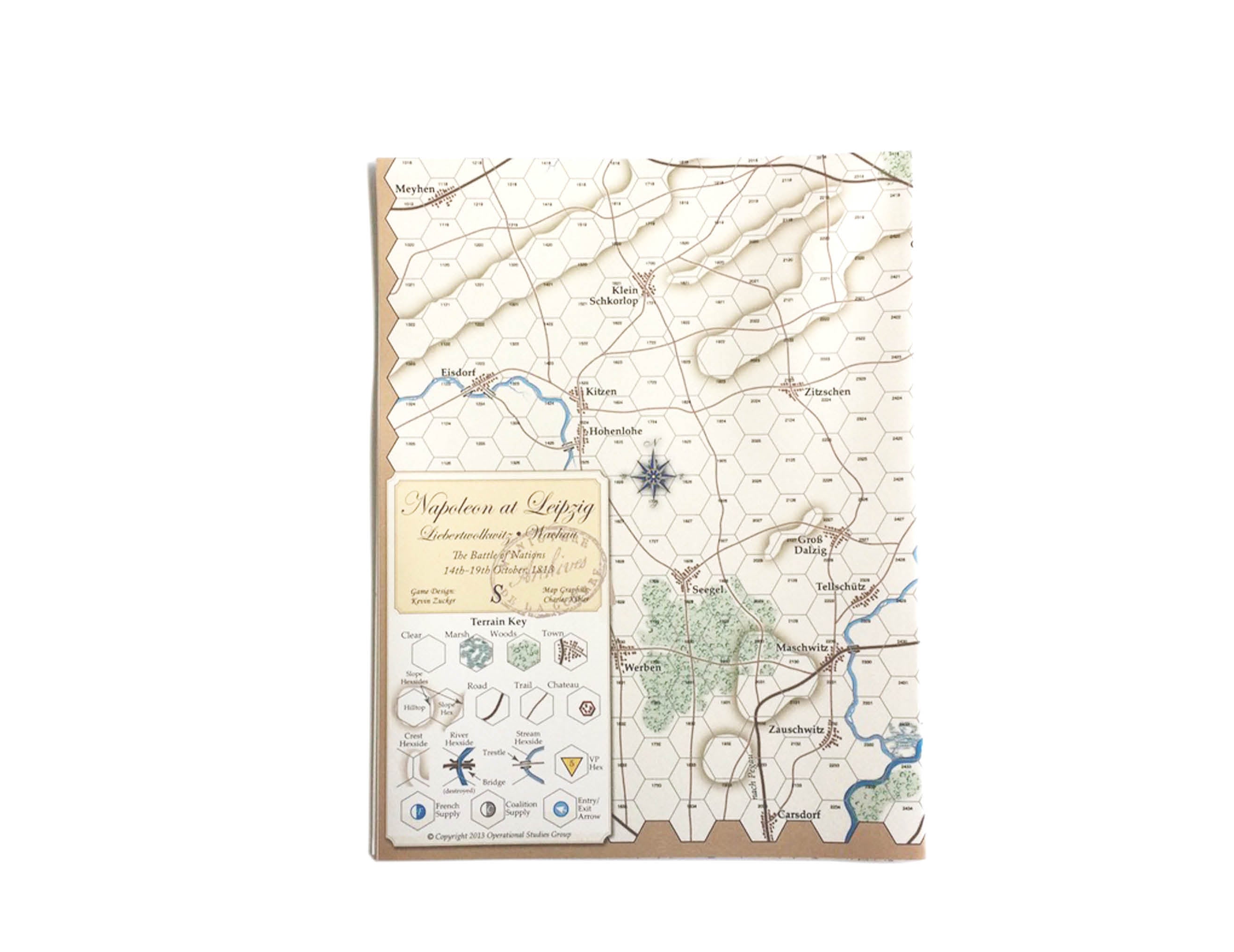 Napoleon at Leipzig, South Map – Operational Studies Group