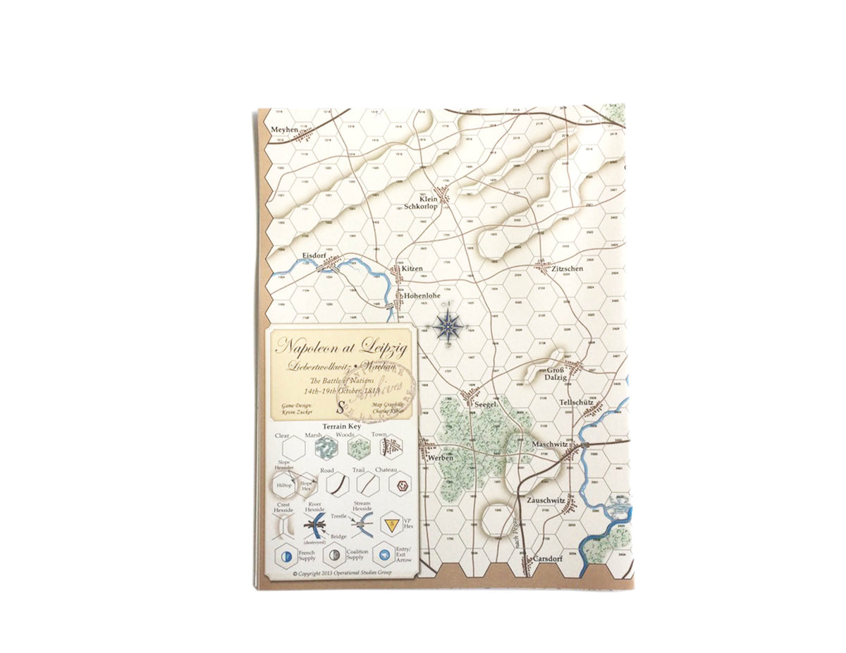 Napoleon at Leipzig, South Map – Operational Studies Group