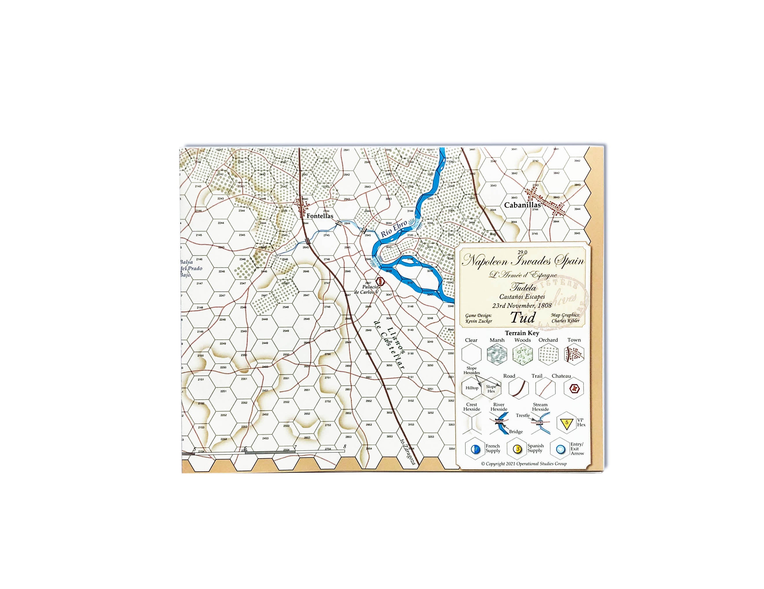 Napoleon Invades Spain, Tudela Map – Operational Studies Group