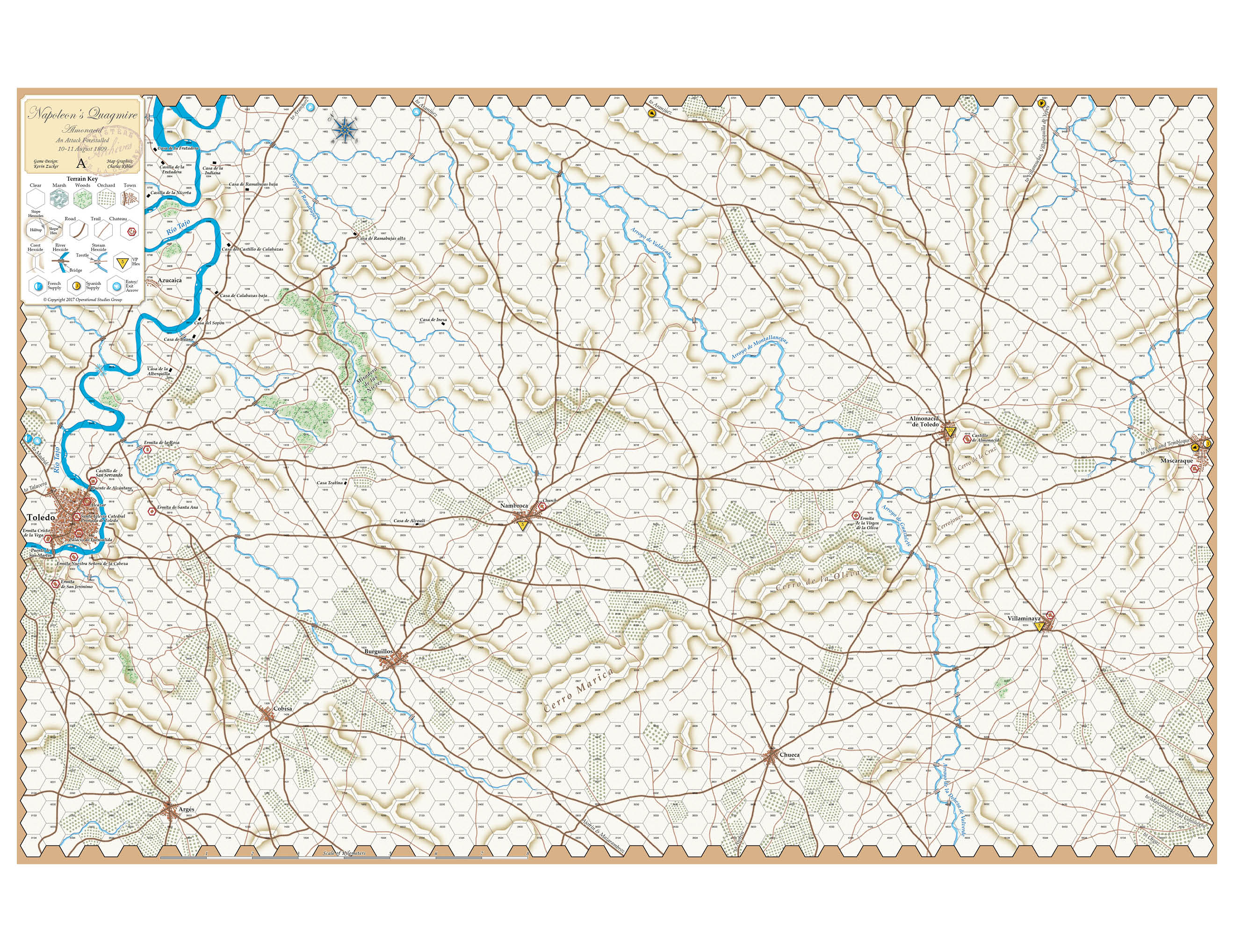 Napoleon's Quagmire, Map A – Operational Studies Group